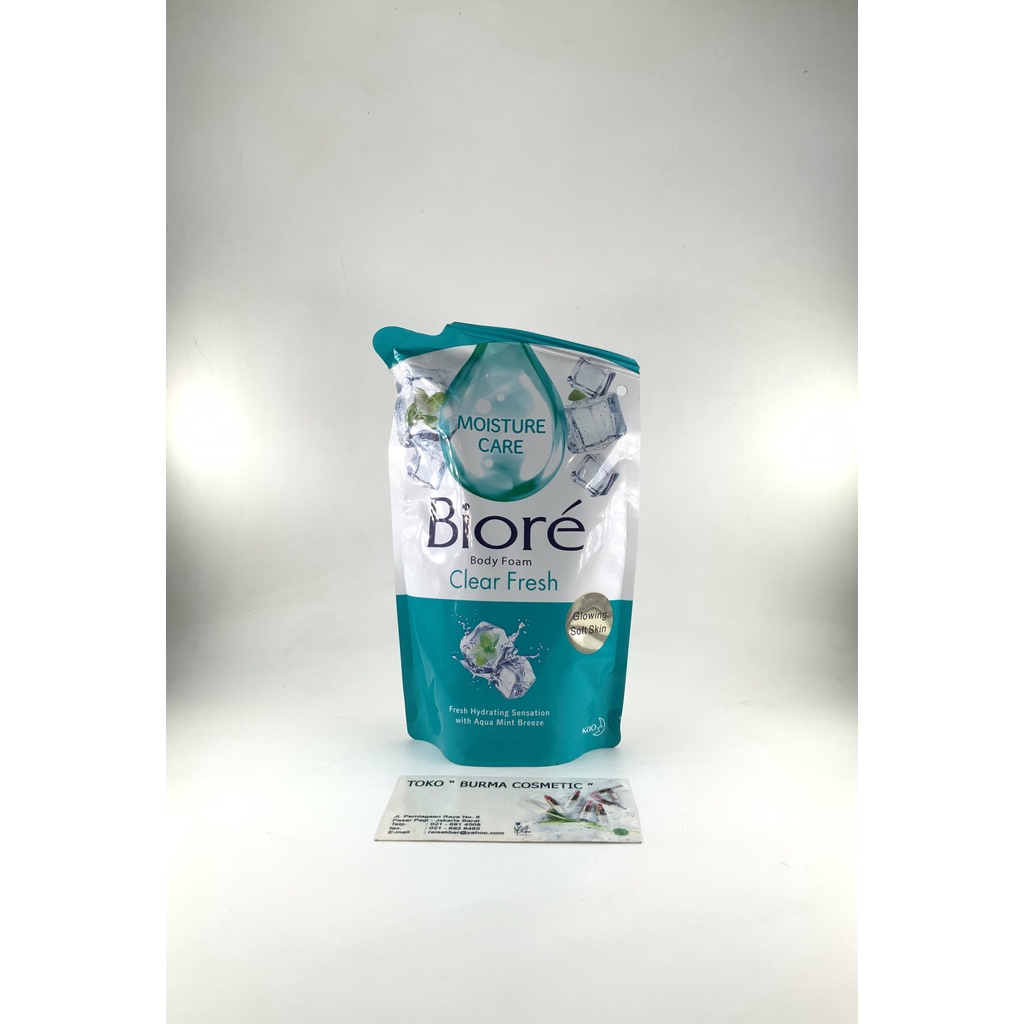 Jual BIORE BODY FOAM CLEAR FRESH 250 ML | Shopee Indonesia