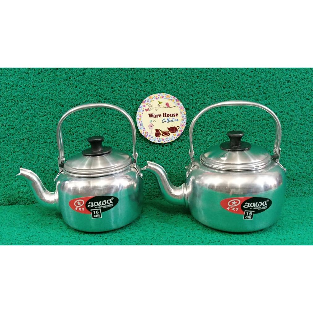 Jual Teko air aluminium jawa ukuran 16cm & 18cm Ceret masak air/ceret ...