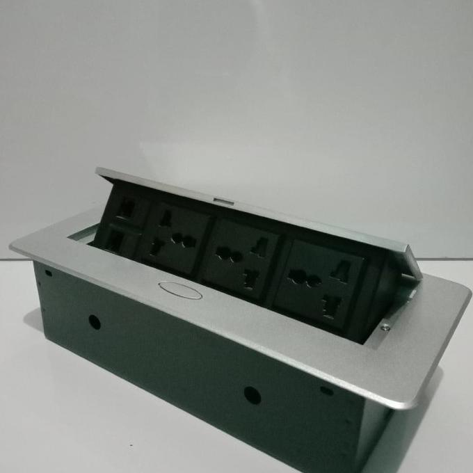 Jual STOP KONTAK MEJA / LANTAI TRIPLE POWER LISTRIK , DATA & TELEPON ...