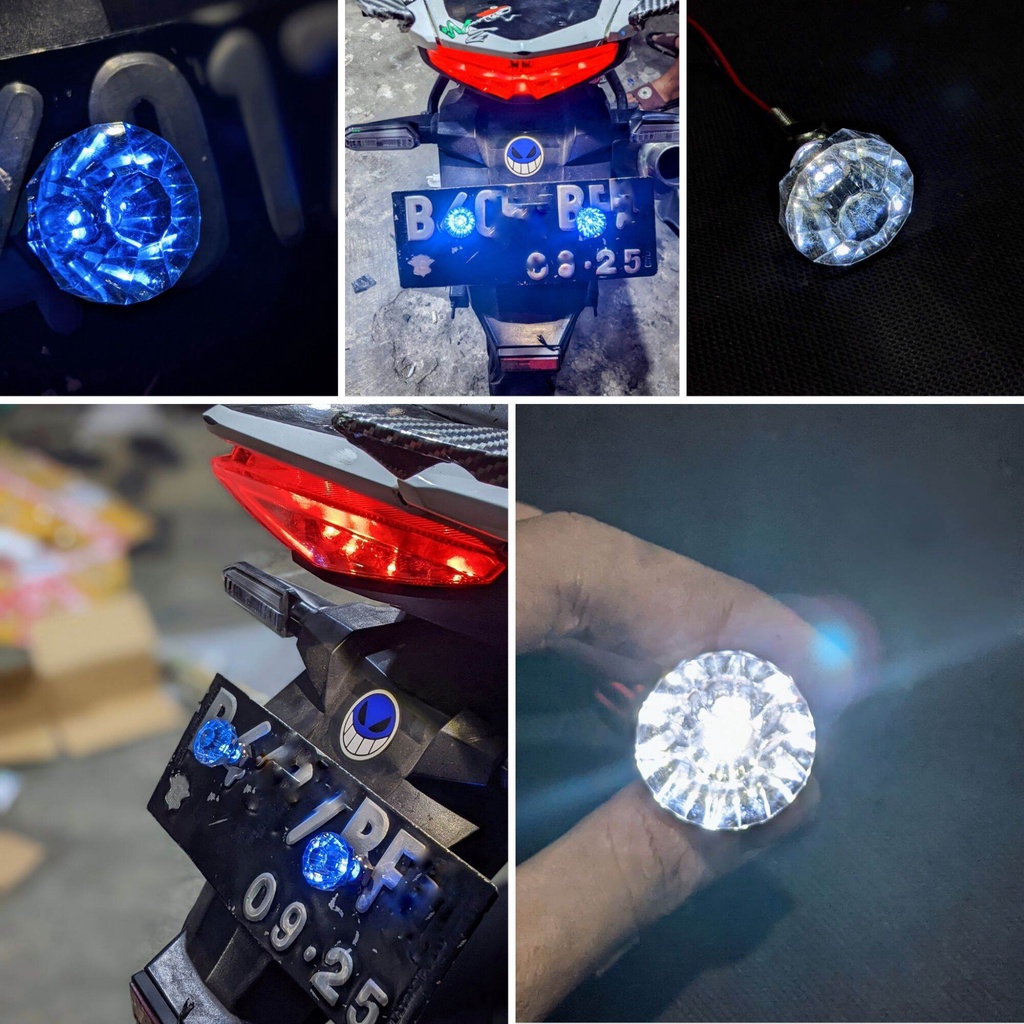 Jual Lampu LED Variasi Diamond Model Berlian Mobil Motor | Shopee Indonesia