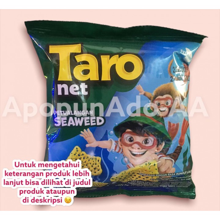 Jual Taro Snack Rumput laut 10 gr | Shopee Indonesia