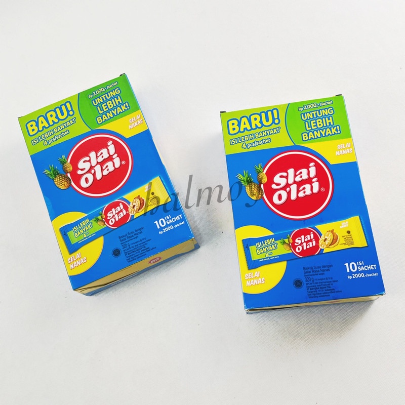 Jual BISKUIT MAYORA SLAI O LAI SELAI NENAS 320 GR ( 10 PCS ) | Shopee ...