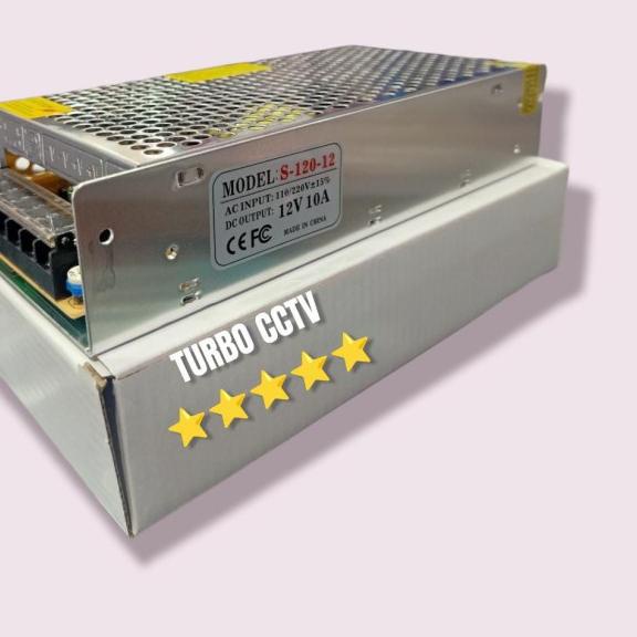 Jual Power Suply Adaptor Switching LED 12V 10A 12 V/Volt 10 A/Ampere Jaring | Shopee Indonesia