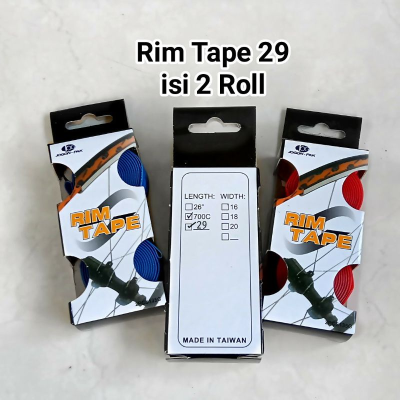 Jual Rim tape 29 / 700c Pelindung Dalam Rims Sepeda - rimtape 700c rimtape 29 inch | Shopee ...
