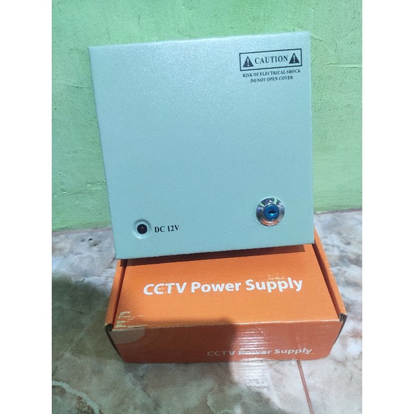 Jual Kotak Power Supply 12V CCTV 4CH 4 Channel + Box Panel | Shopee Indonesia