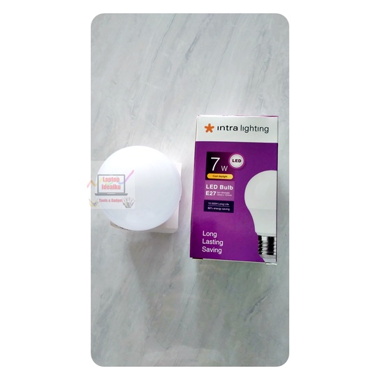 Jual Lampu-Intra lighting-7W-LED Bulb -Cool daylight | Shopee Indonesia