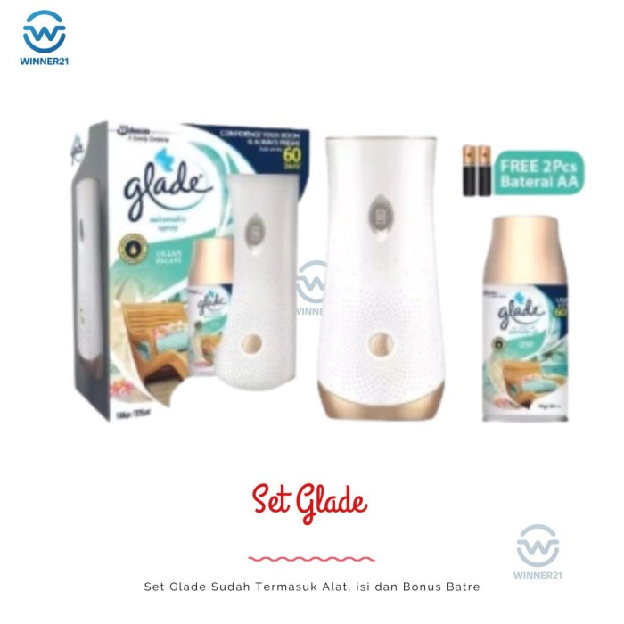 Jual Pengharum Ruangan Otomatis Glade Automatic Alat Semprot Spray ...