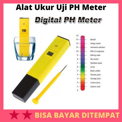 Jual Alat Ukur Uji PH Meter Tester Pen Air Minum Akuarium / Alat Ukur ...