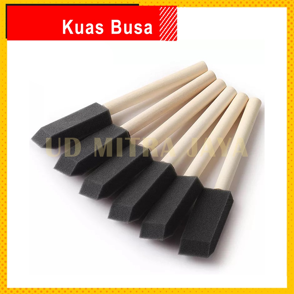 Jual MJ| Kuas Busa Spons Foam Brush Ecer Satuan | Shopee Indonesia