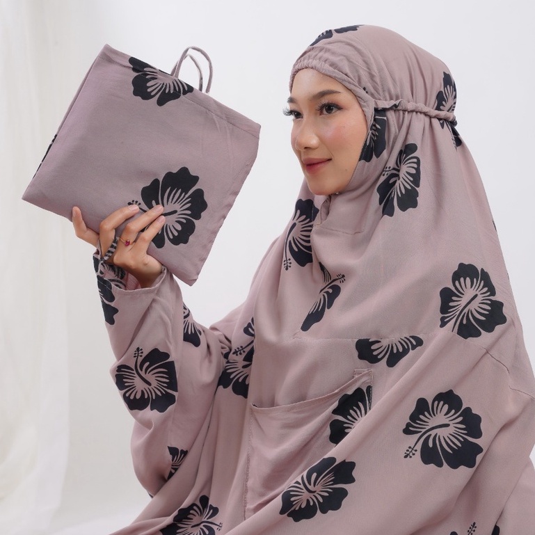 Jual Mukena TERUSAN SUPER JUMBO rayon Motif Printing putri_dania ...