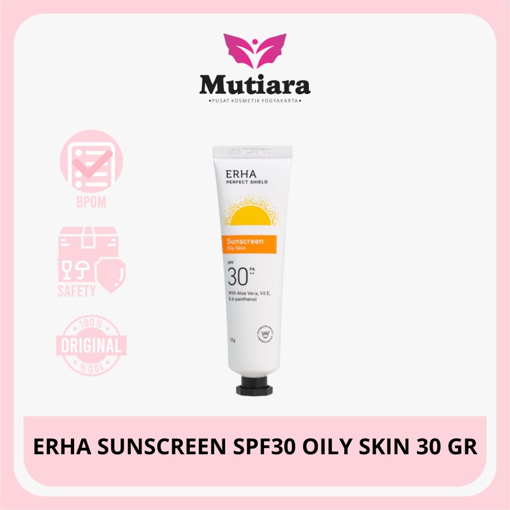 Jual ERHA SUNSCREEN SPF30 OILY SKIN 30 GR | Shopee Indonesia
