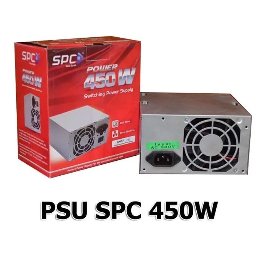 Jual [Garansi 1 Tahun] Power Supply PSU SPC 450W 450 Watt Intel AMD ...