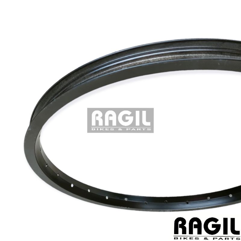 Jual VELG SEPEDA 18 ALLOY LUBANG 28 HOLE 28H HITAM SILVER RIMS RIM ...
