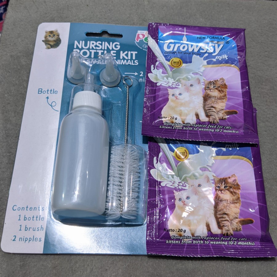 Jual Paket Dot Susu Baby Cat - Dot susu + 2 sachet susu kucing | Shopee ...