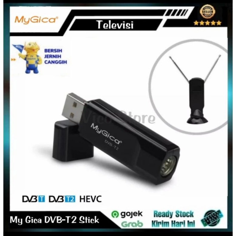 Jual Dongle USB TV Digital DVB T2 Receiver Stick MyGica STB TV BOX ...
