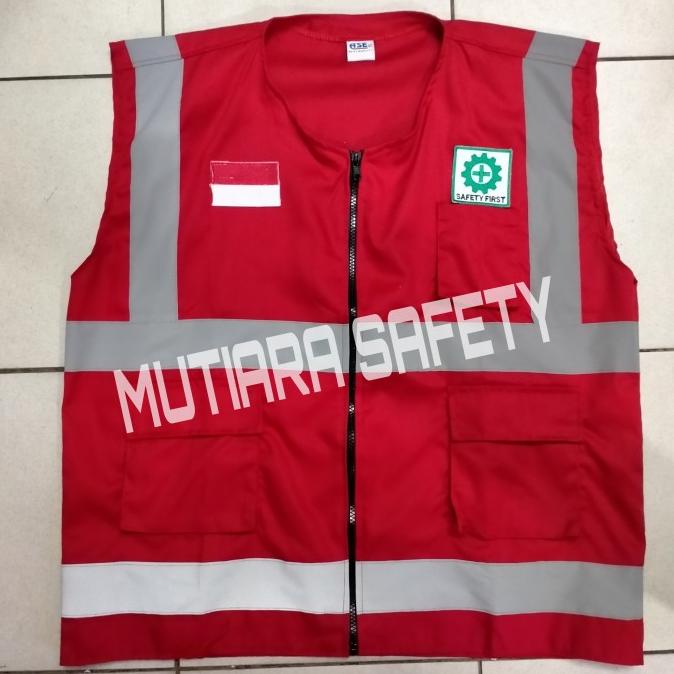 Jual Rompi drill rompi safety rompi proyek+logo k3+logo bendera ...