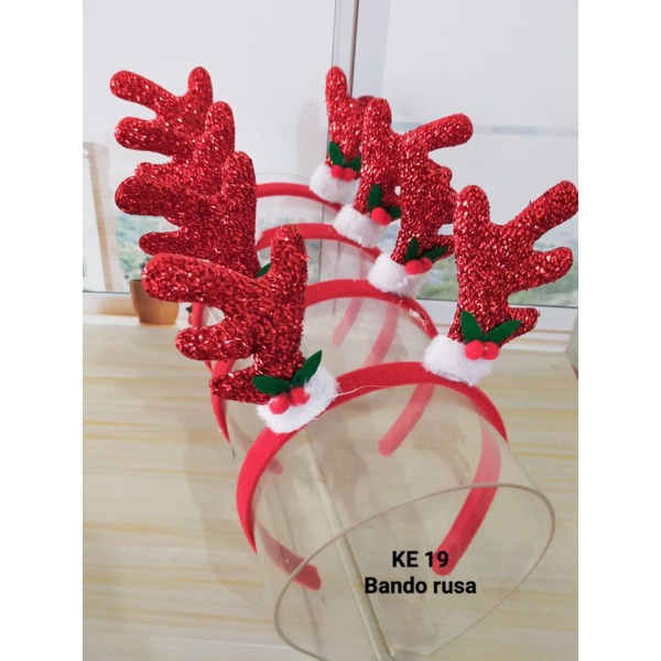 Jual Bando Natal|Bando Rusa|Bando Deer|Bando Santa | Shopee Indonesia