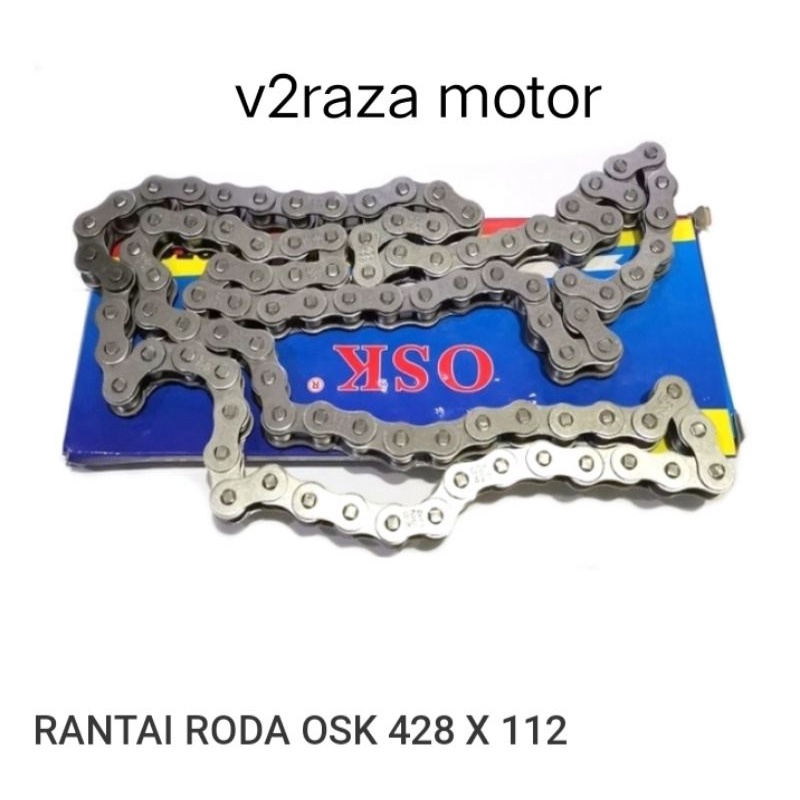 Jual RANTAI RODA MOTOR 428-112 RANTE MOTOR | Shopee Indonesia