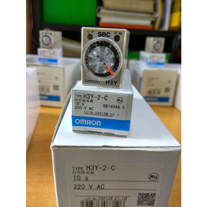 Jual Timer H3Y - 2 C 10 sec AC 220V Omron Original | Shopee Indonesia