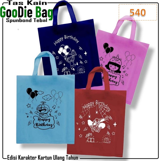Jual Tas Kado Ultah Ulang Tahun Goodie Bag Spunbond (540) | Shopee ...