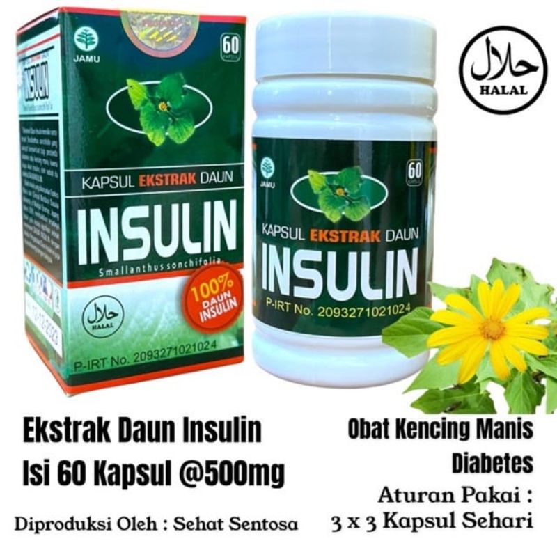 Jual KAPSUL DAUN INSULIN (SOLUSI DIABETES) | Shopee Indonesia