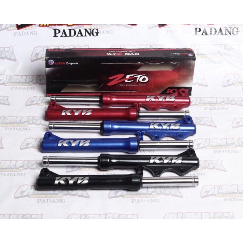 Jual SHOCK DEPAN + TABUNG KOMPLIT KYB ZETO ORIGINAL MIO JUPITER BEAT VARIO KAYABA ORI | Shopee ...