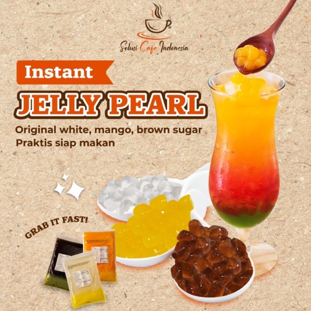 Jual Topping Konjac Jelly Pearl 1 kg Instant Siap Pakai Boba Bobatea ...