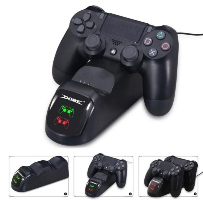 Jual DOBE DUAL CHARGING DOCK STIKCK PS4 / MINI USB DUAL CHARGING DOCK ...