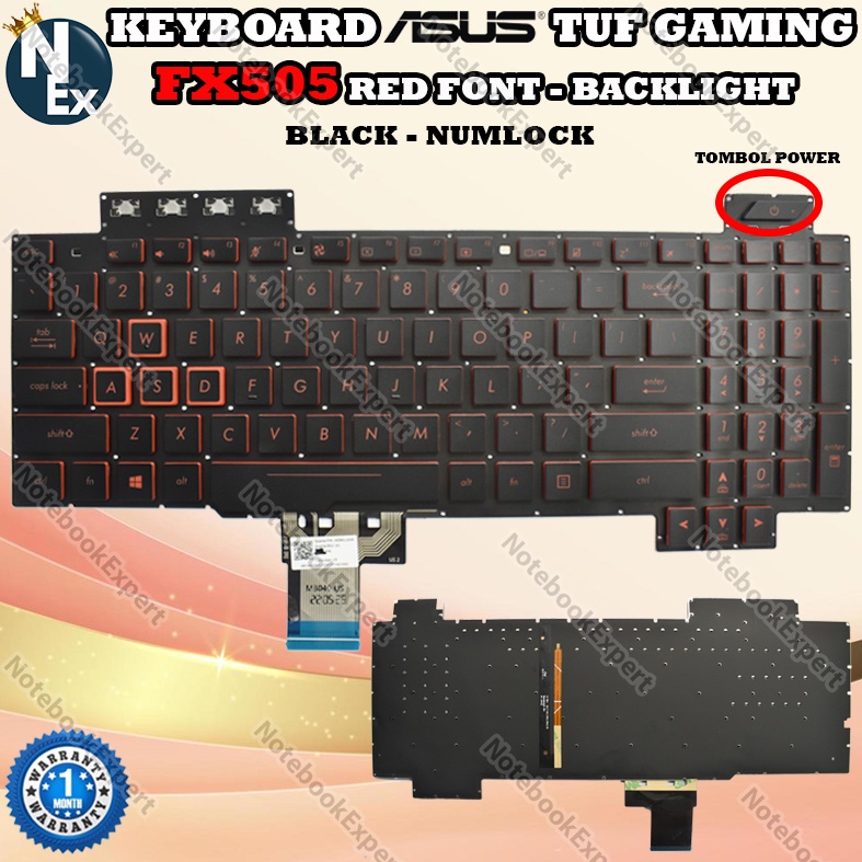 Jual Keyboard ASUS ROG TUF FX504 FX504D FX505 FX505G GL504 FX86 ...