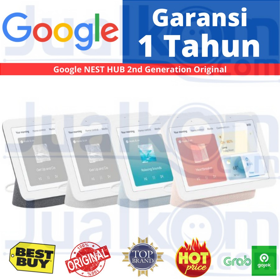 Jual Google NEST HUB 2nd Generation Smart Display Assistant Original ...