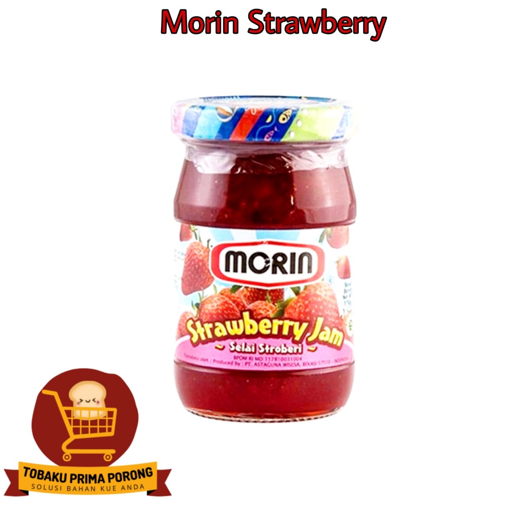 Jual MORIN JAM STRAWBERRY - 170g | Shopee Indonesia