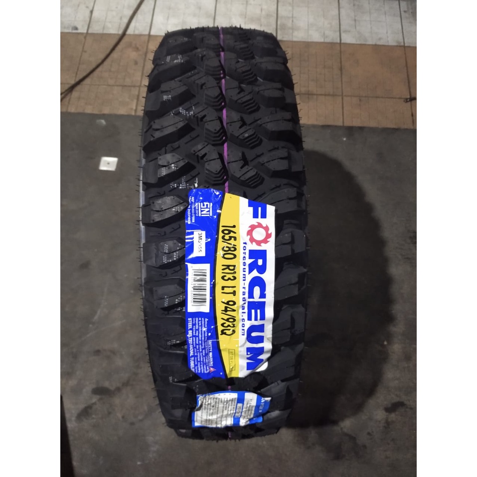 Jual Ban mobil ring 13 ban kasar 165 80 R13 merek forceum MT buat grand ...