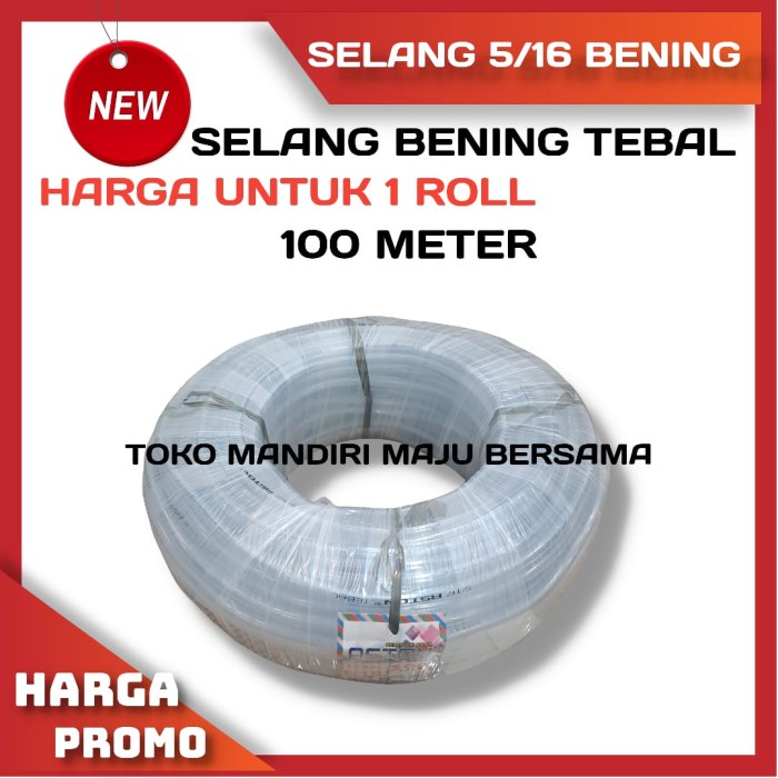 Jual SELANG AIR 5/16 BENING TEBAL TRANSPARAN / IRIGASI / WATERPASS 1 ...