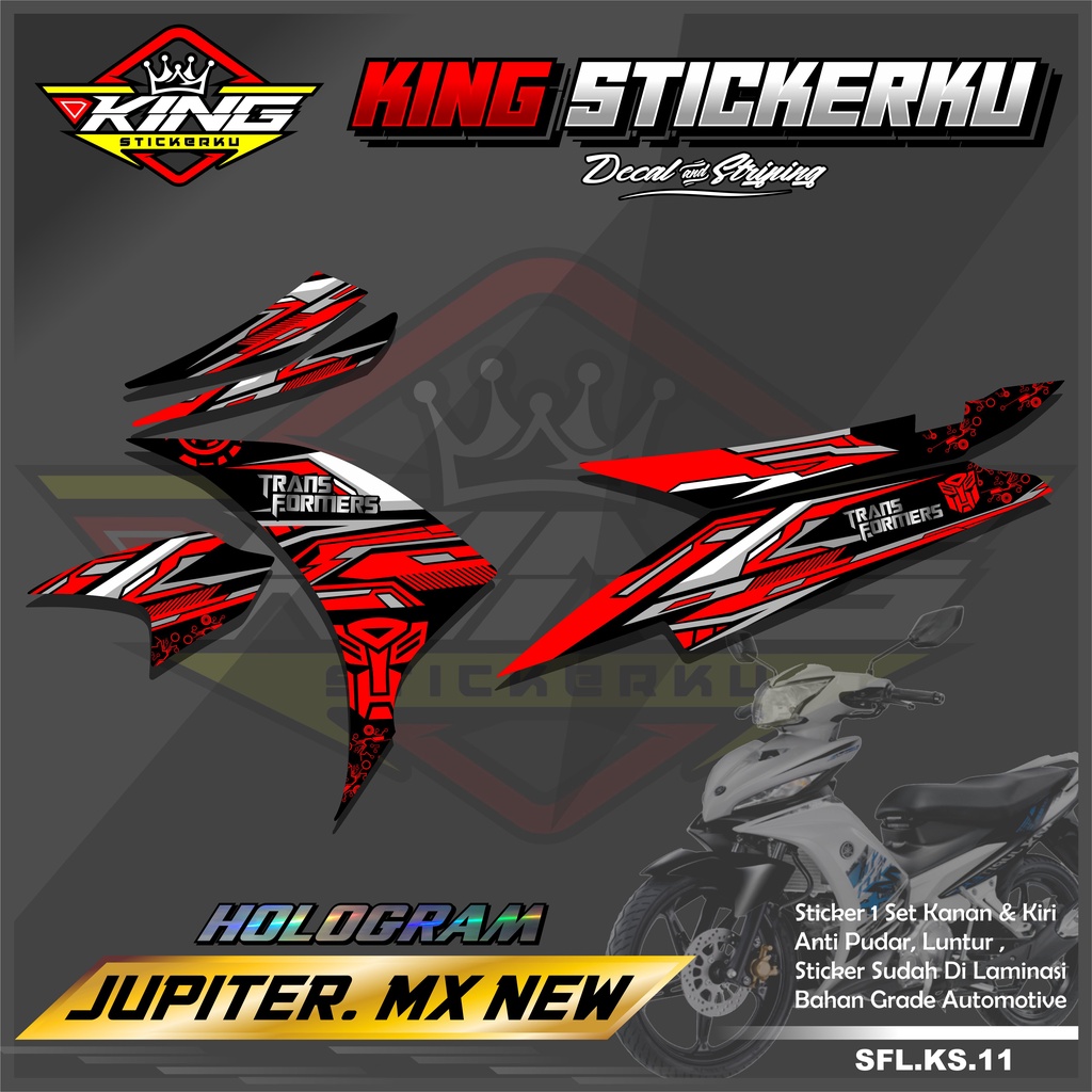 Jual Stiker Jupiter Mx New 135 - Decal Sticker Striping Jupiter Mx New ...