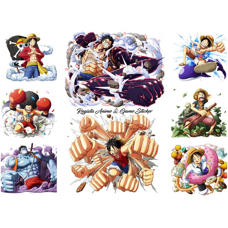 Jual ONE PIECE CHARACTERS "MONKEY D LUFFY" Sticker Pack 1 | Shopee ...