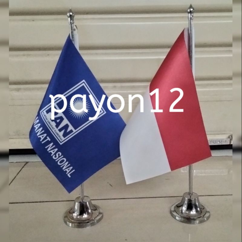 Jual bendera meja partai PAN dan TIANG STENLIS MEJA | Shopee Indonesia