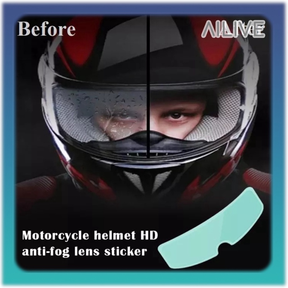 Jual STIKER ANTI FOG KACA HELM MOTOR / ANTI EMBUN HELM ANTI AIR HUJAN ...
