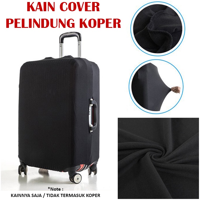 Jual Sarung Penutup Pelindung Koper Cover Elastis Polos Anti Lecet dan ...