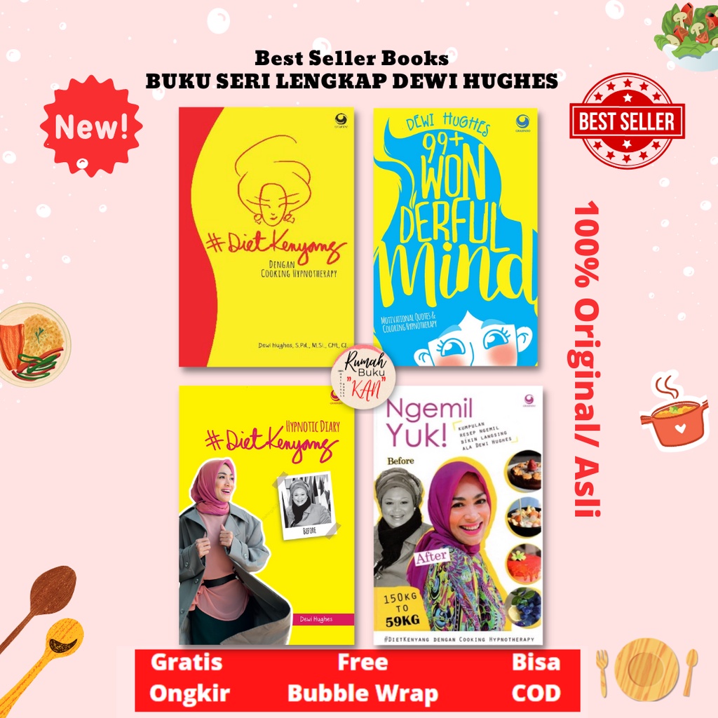 Jual Buku Diet Kenyang Dewi Hughes : Diet kenyang Hypnotic dairy ...