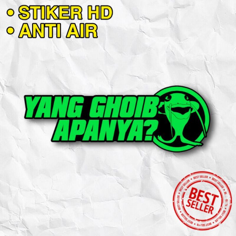 Jual stiker yang ghoib apanya? meme lele bertanya sticker yang ghoib ...
