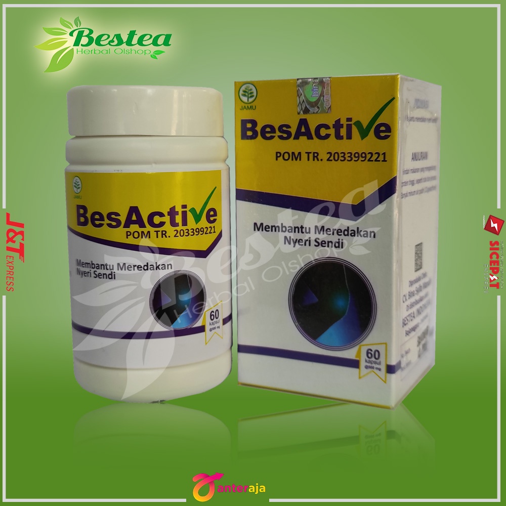 Jual BESACTIVE KAPSUL OBAT HERBAL UNTUK NYERI PADA PERSENDIAN JAMU ASAM ...