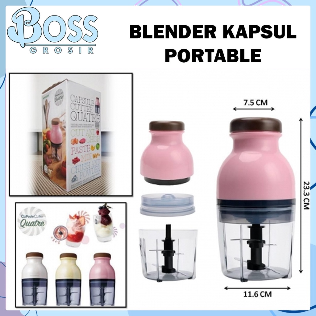 Jual BLENDER CAPSULE KAPSUL MINI PORTABLE SERBAGUNA / BLENDER KAPSUL ...