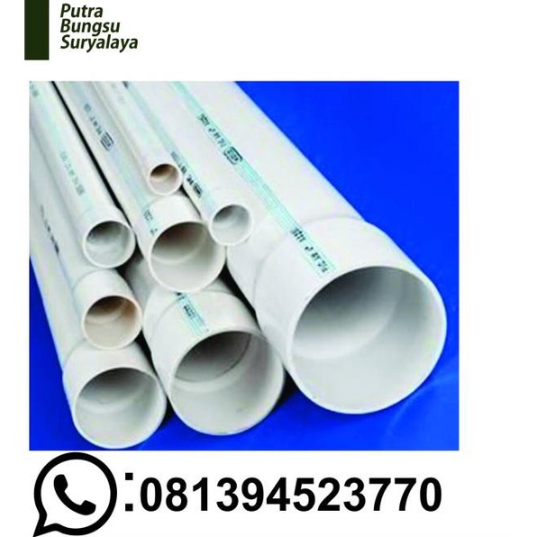 Jual Pipa/ Paralon PVC Maspion AW Putih 1/2 Inch | Shopee Indonesia