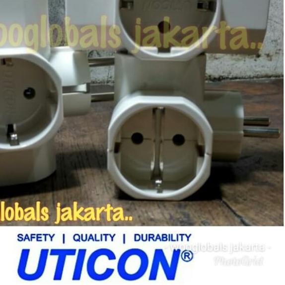 Jual STEKER TEE ARDE UTICON SAMBUNGAN CABANG 3 COLOKAN LISTRIK ORI SNI ...