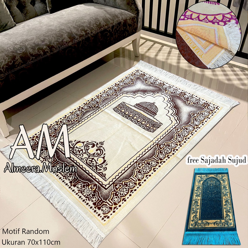 Jual Sajadah Turki Super Premium Bahan Tebal Dan Halus Ukuran Besar ...