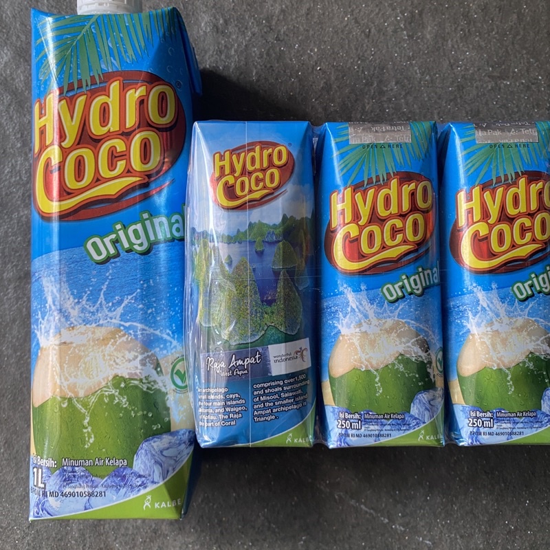 Jual Hydro Coco Minuman Air Kelapa 250ml 6pcs / 1 liter | Shopee Indonesia