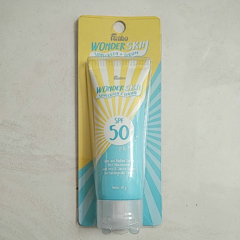 Jual Sunscreen Fanbo Wonder Skin Spf 50 PA++++ 30g | Shopee Indonesia
