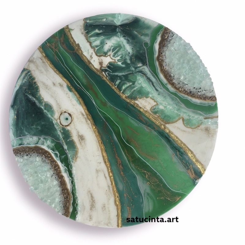 Jual Geode Art WallArt Resin Art Hiasan Dinding / Pajangan Dinding ...