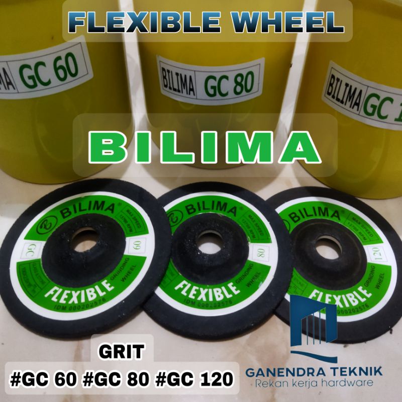 Jual Batu Gerinda Bilima Flexible 4" GC 60 GC 80 GC 120 - Grinding ...
