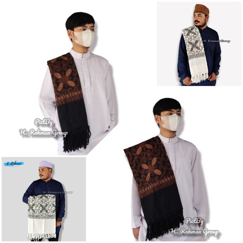 Jual Serban Arifat Sorban Habib Serban Khamsiri Motif Batik Terompa ...